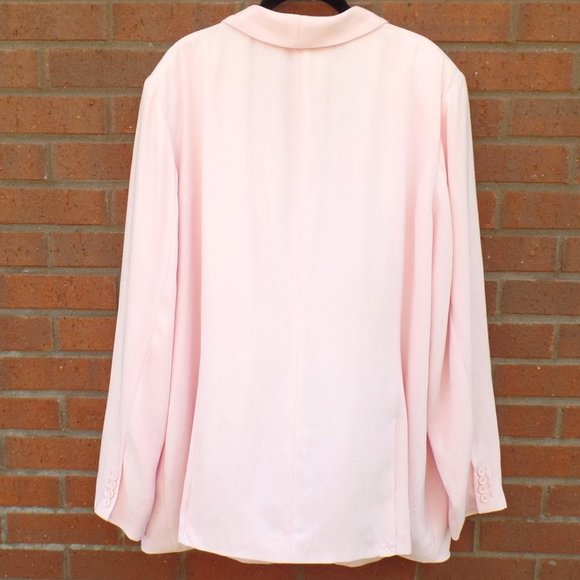 Boutique | Jackets & Coats | Boutique Pale Pink Open Front Lined Jacket ...